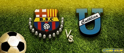 Barcelona vs Universidad Católica Partido Viernes 16 Febrero 2018 (En Vivo)