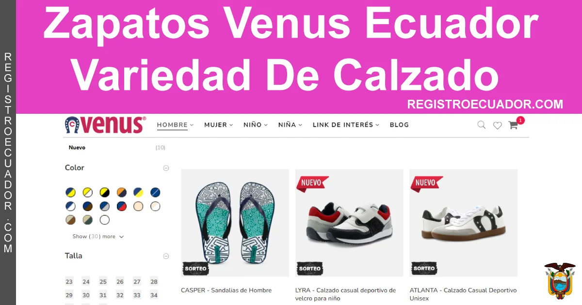 Como comprar Zapatos Venus Ecuador | Catálogo