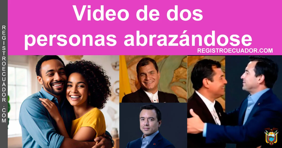 Cómo crear el video de dos personas abrazándose: Pasos