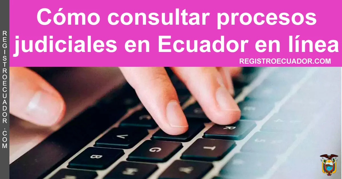 Cómo consultar procesos judiciales en Ecuador en línea